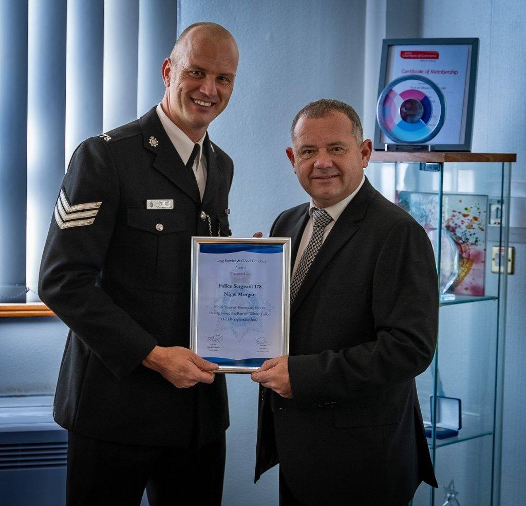 Two decades of policing recognised for Port of Tilbury’s Police ...