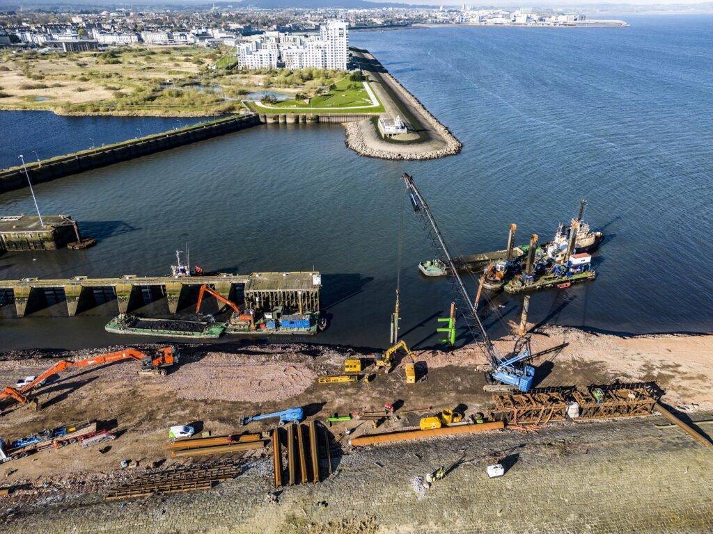 Work under way to create new riverside renewables berth at Port of ...