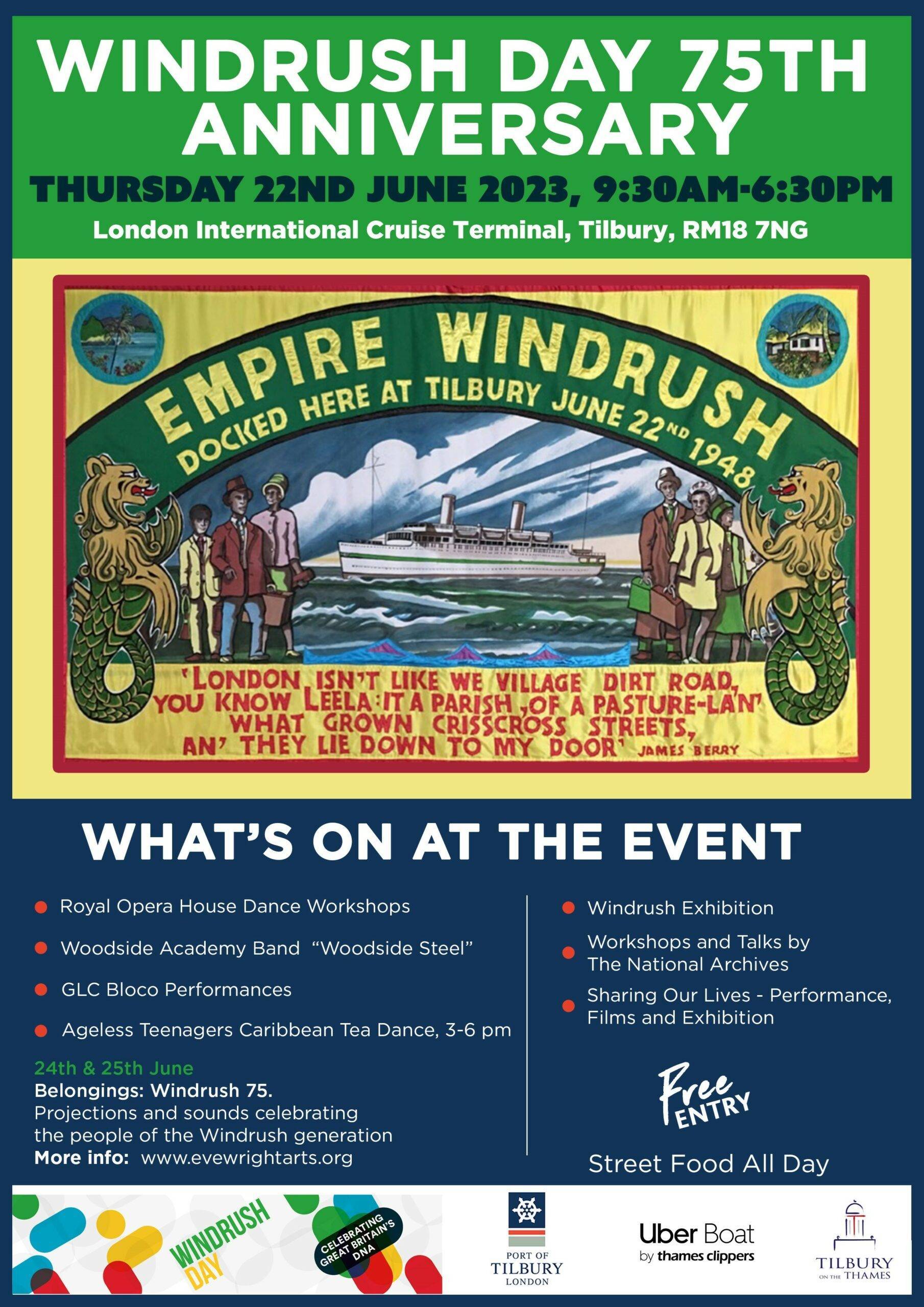 Tilbury hosts celebration to mark Windrush 75 and everyone's invited ...