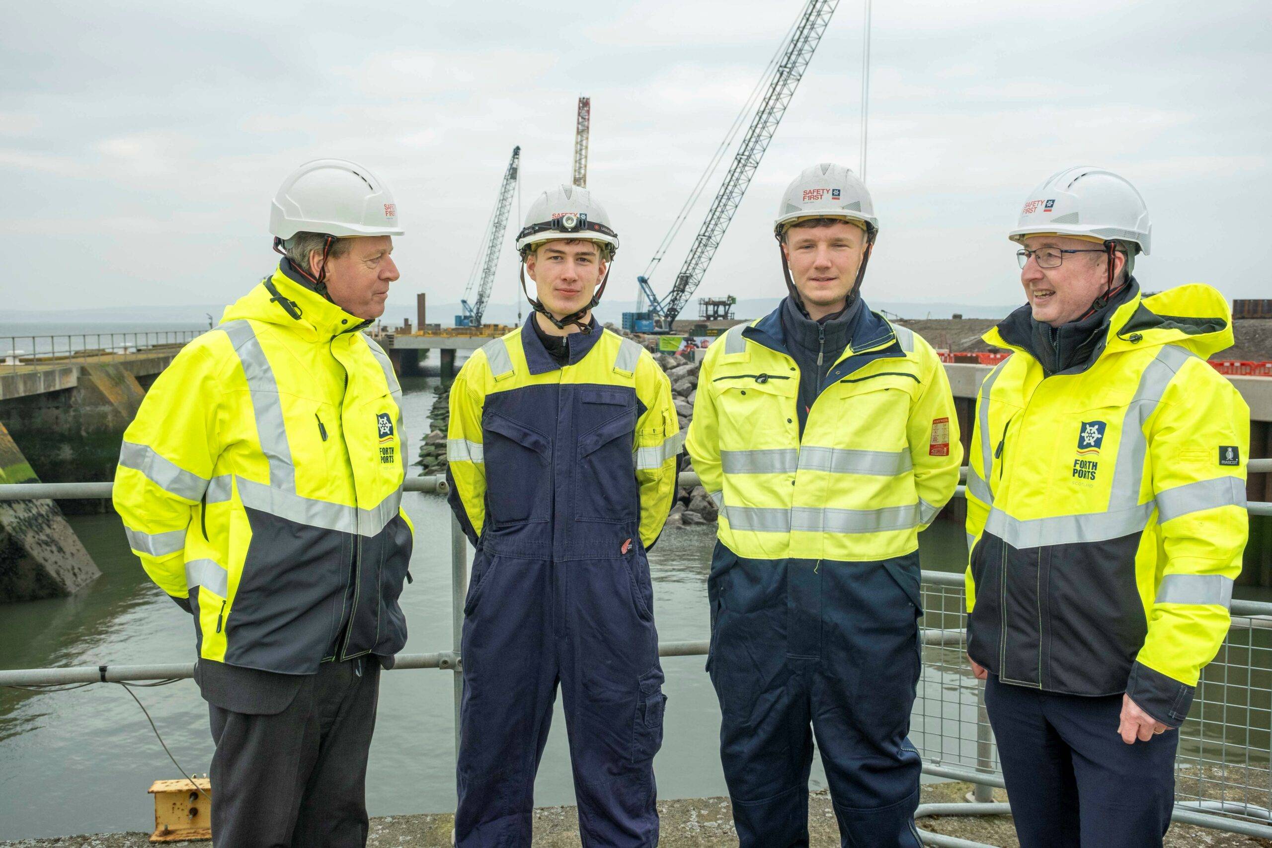 Scottish Secretary visits Scotland’s largest renewables hub at Port of Leith | Forth Ports