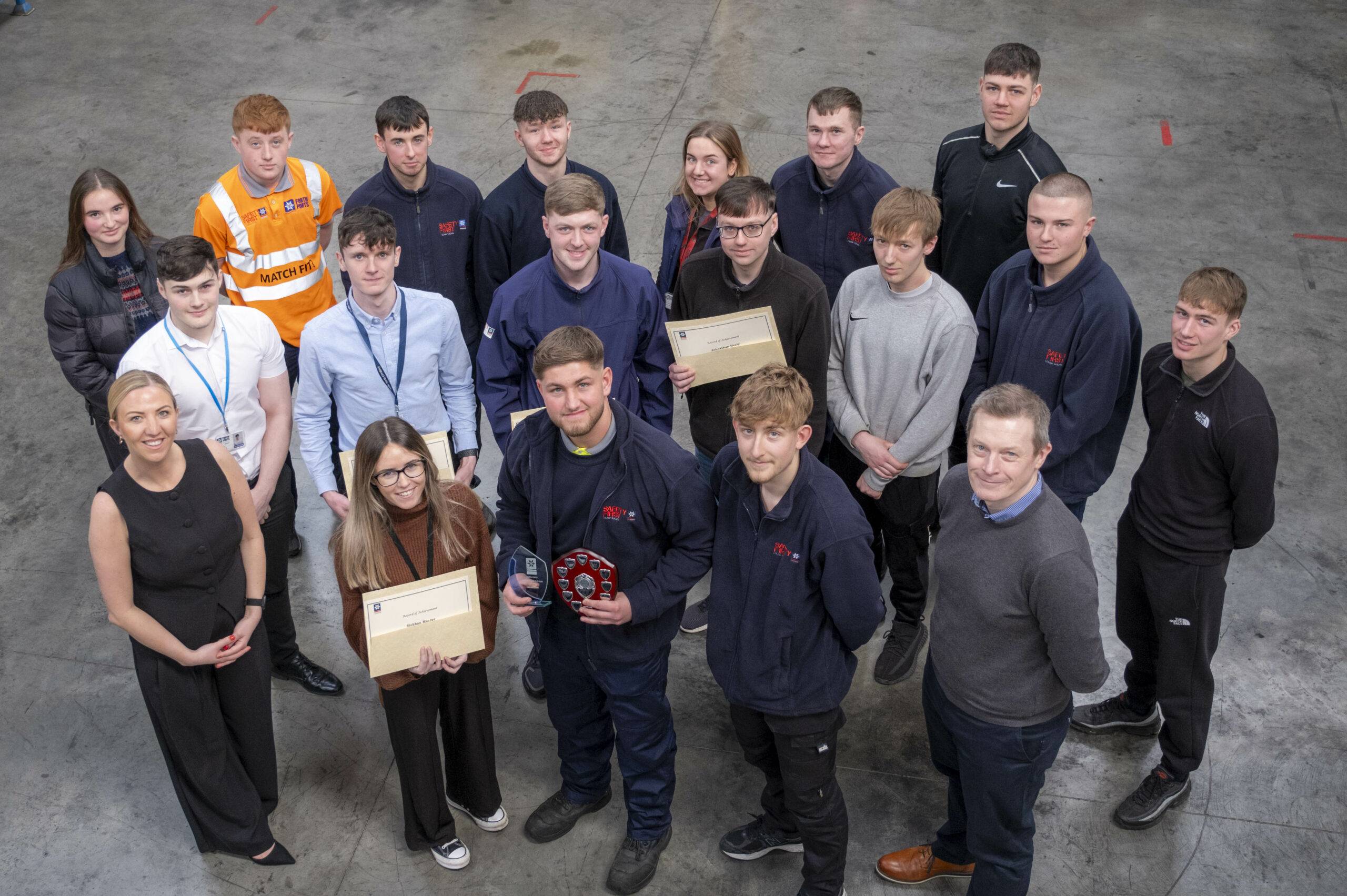 Forth Ports celebrates apprentice achievements as it offers 20 new ...